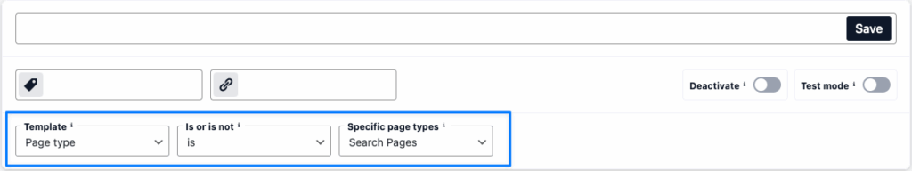 Custom Template - option of the WordPress Plugin WPCoder